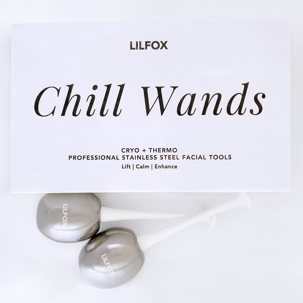 LILFOX Chill Wands Cryo + Thermo Facial Tools • mooi natural beauty